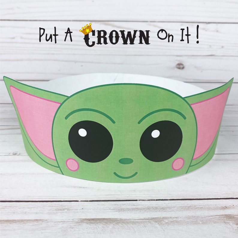 Baby Alien Crown Printable - Etsy