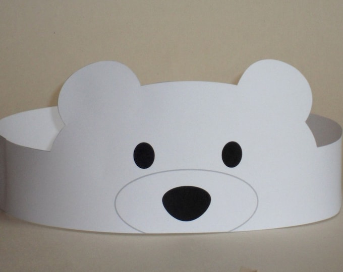 Polar Bear Crown - Printable - Etsy