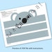 Koala Paper Crown - Printable - Etsy