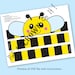 Bee Paper Crown - Printable - Etsy