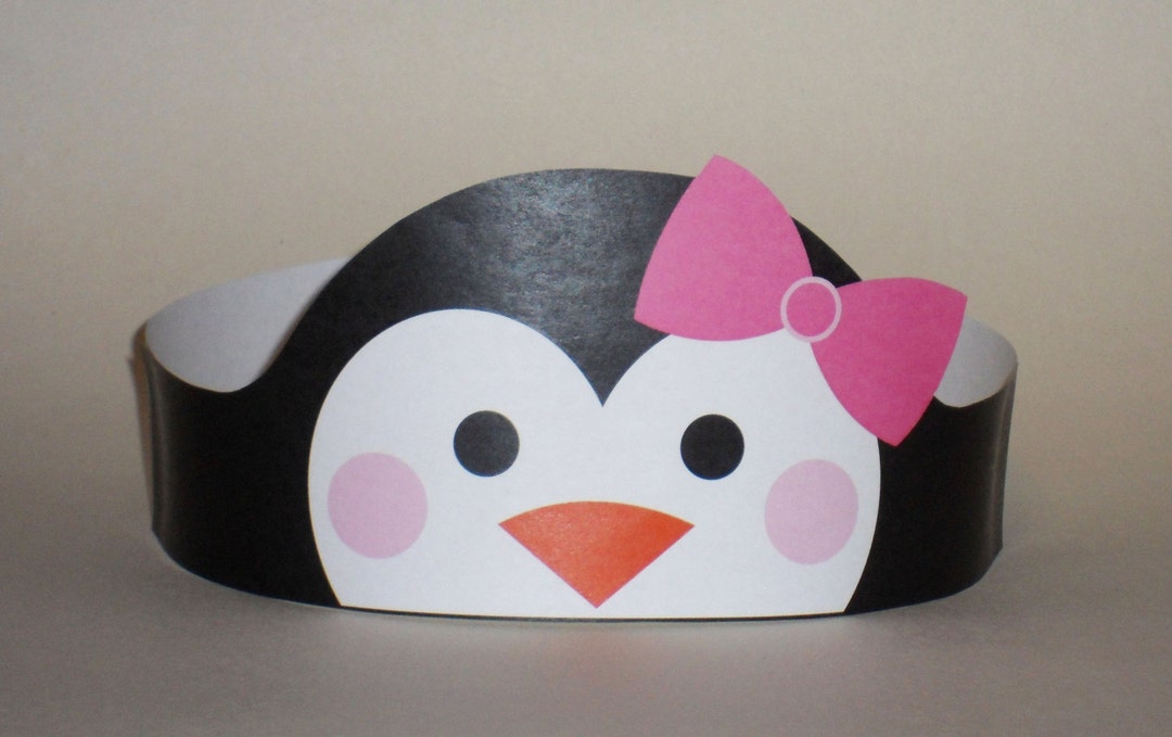 Penguin Girl Crown - Printable - Etsy