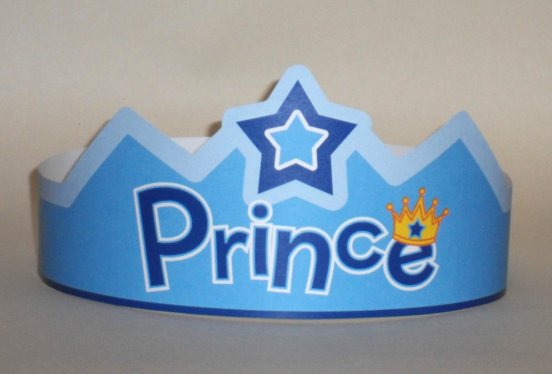 Prince Paper Crown - Printable - Etsy