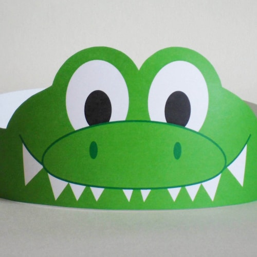 Frog Paper Crown Printable - Etsy