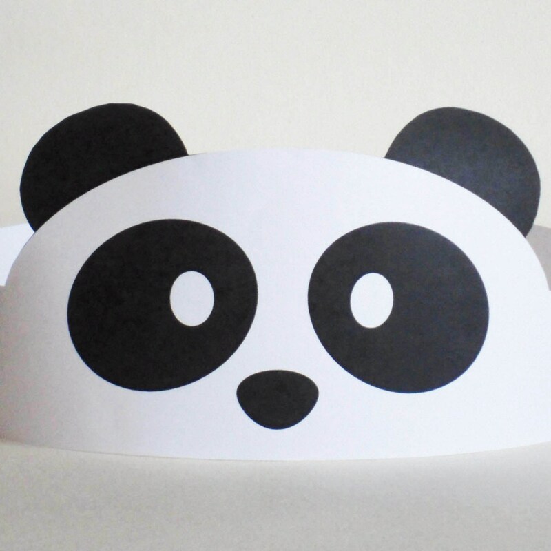 Panda Hat - Etsy
