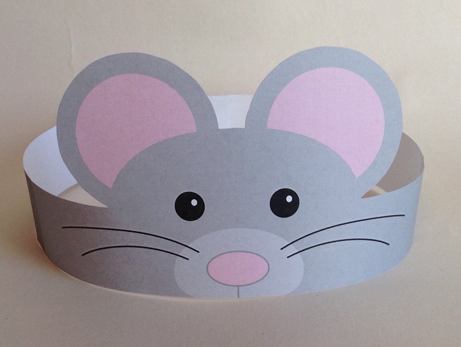 Mouse Paper Crown Printable - Etsy