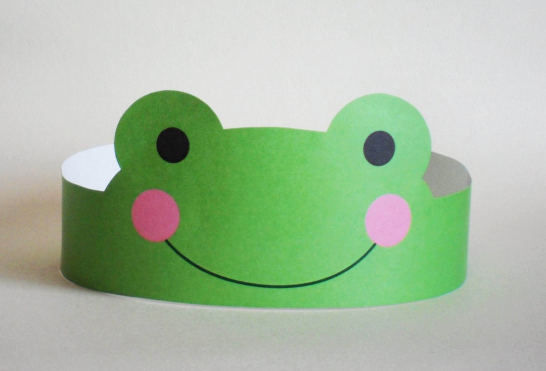Frog Paper Crown - Printable - Etsy