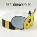 Bee Paper Crown - Printable - Etsy
