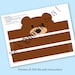 Bear Paper Crown Printable - Etsy