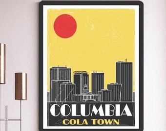Columbia Poster - Etsy