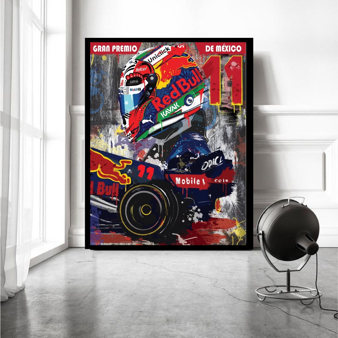 Sergio Perez, Checo, Perez, Mexican Grand Prix, Red Bull Poster ...