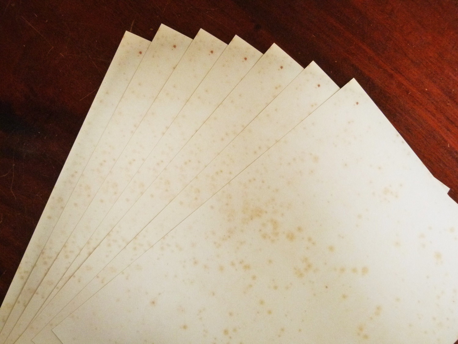 A3 ANTIQUE EFFECT Plain Paper 25 Sheets Single-sided Vintage Blank ...