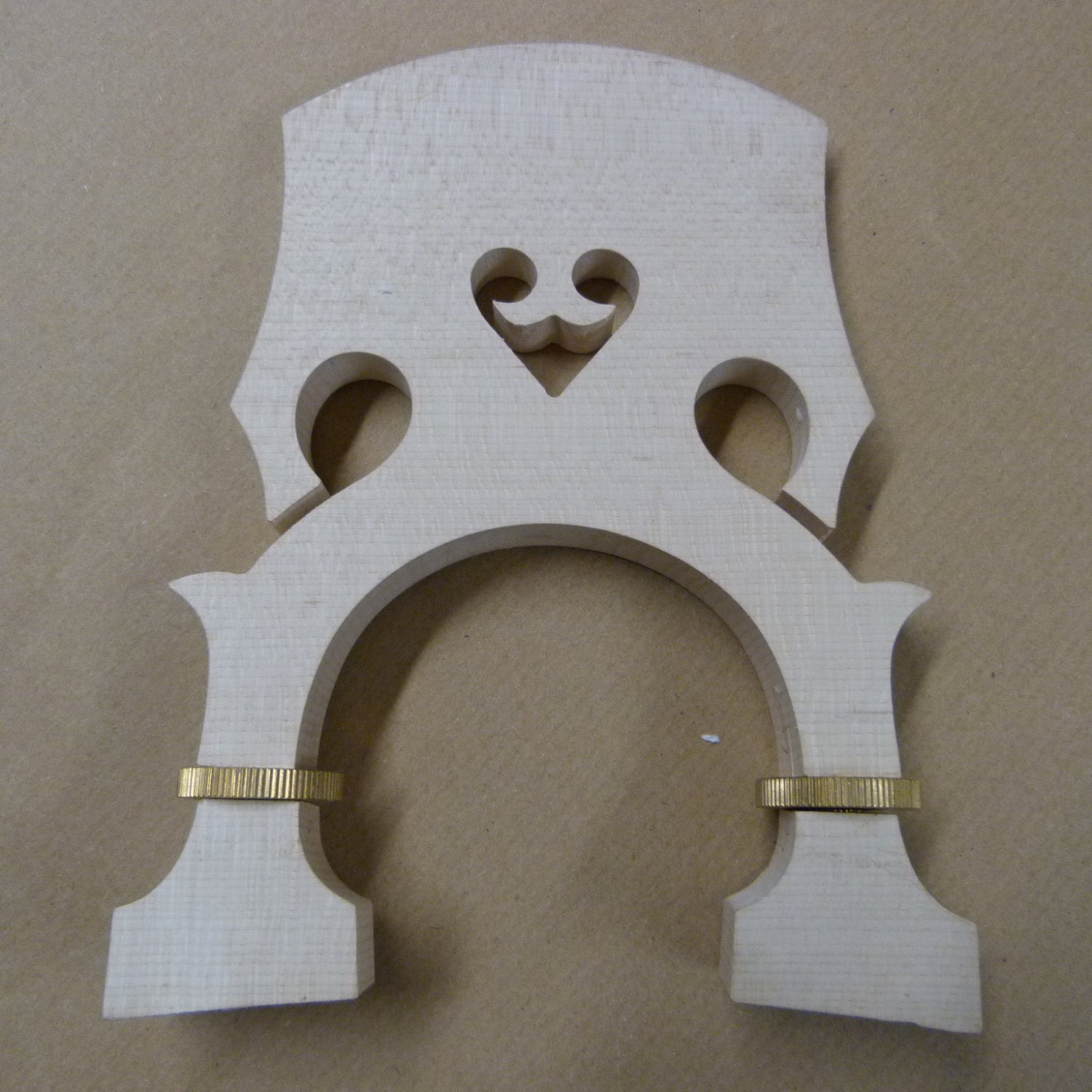 Adjustable DOUBLE BASS Bridge , 1/2 Size Maple Brass UK Seller - Etsy