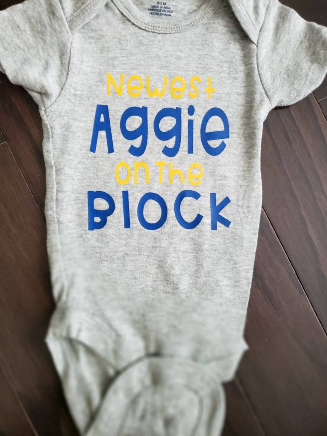 Newest Aggie on the Block T-SHIRT/ Future Aggie/baby Aggie/aggie Baby ...