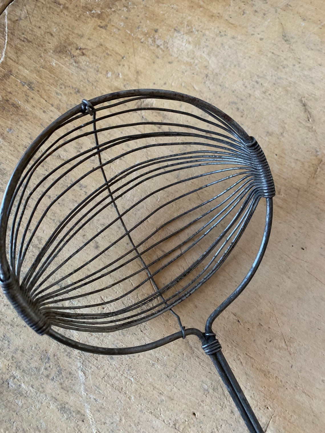 Vintage / Antique Wire Spoon Straining Ladle Metal - Etsy.de