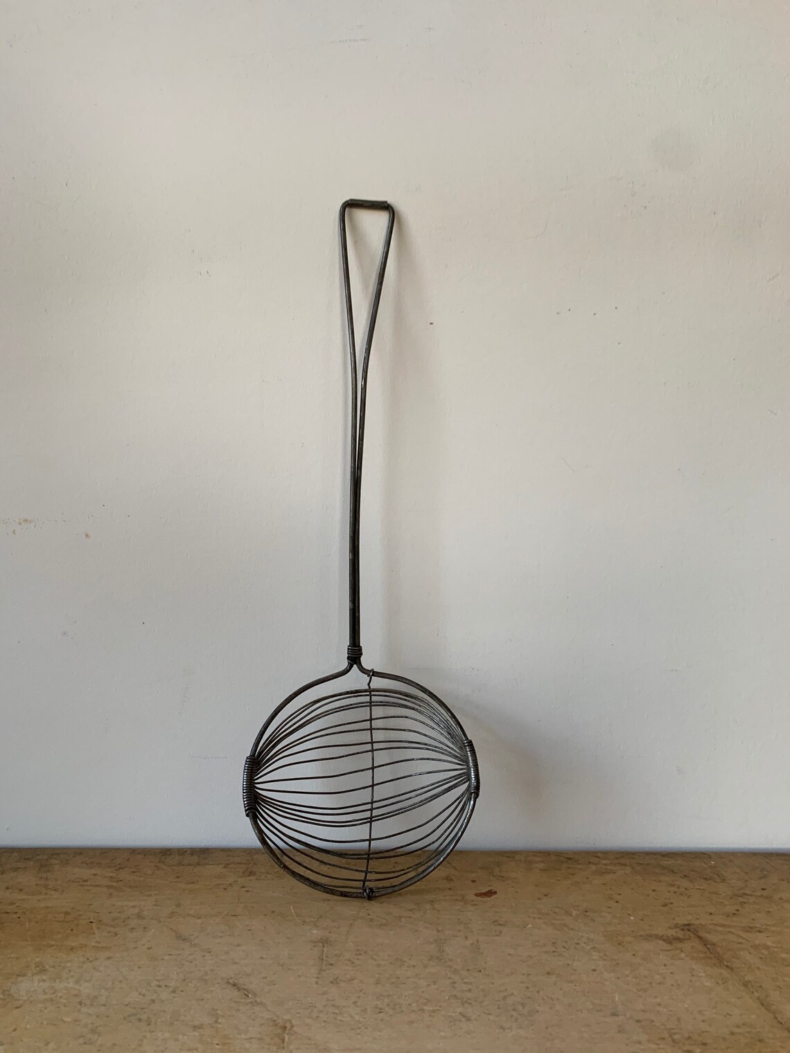 Vintage / Antique Wire Spoon Straining Ladle Metal - Etsy.de