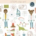 Science Math Teacher STEM Clip Art Graphics- Hand-drawn Digital ...