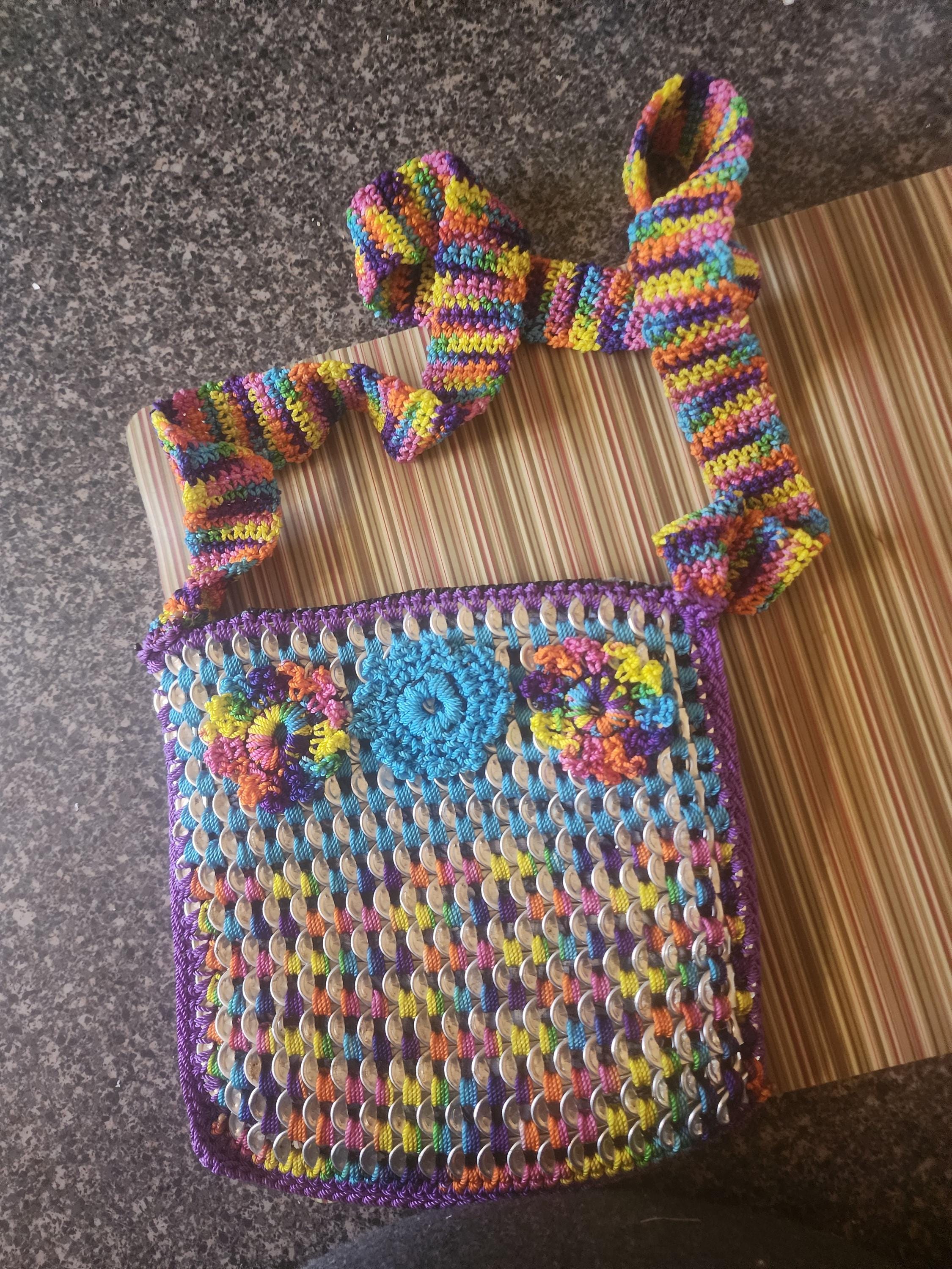 Rainbow Flower Soda Tab Purse - Etsy