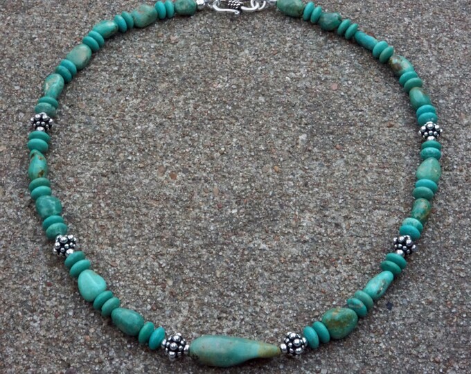 Genuine Natural Undyed Campo Frio Mexican Green Turquoise Nugget ...