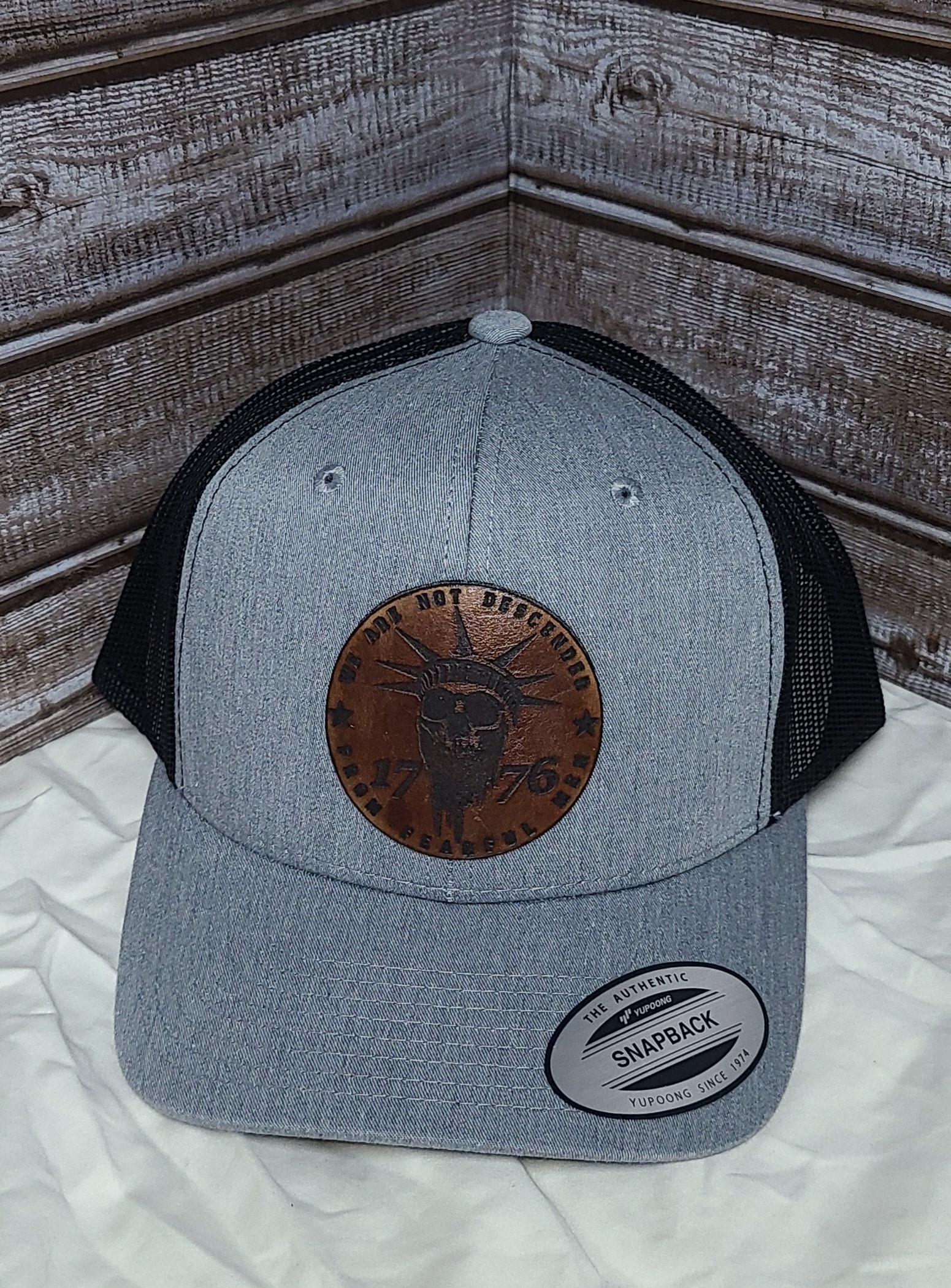 Liberty Skull Trucker Hat - Etsy