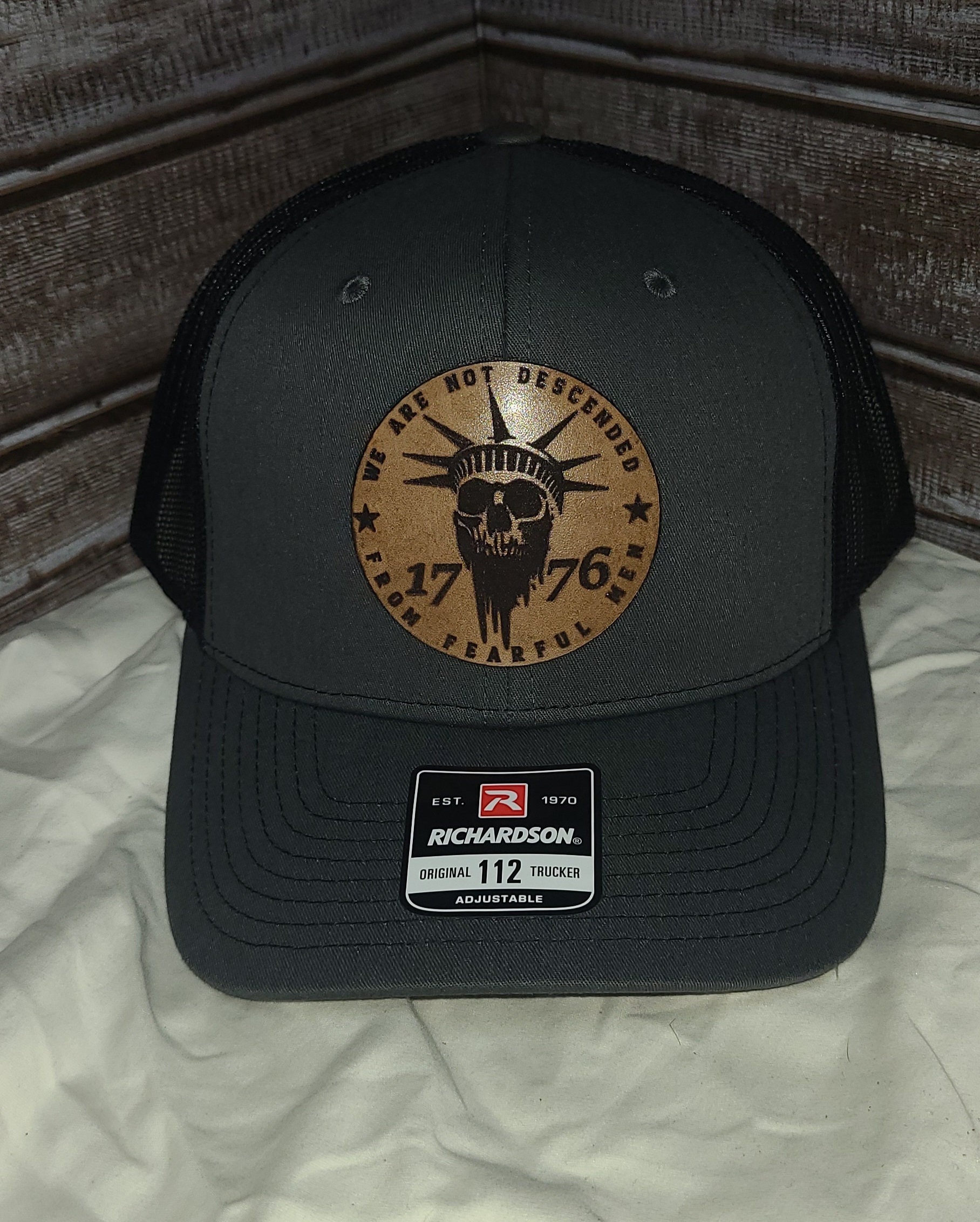 Liberty Skull Trucker Hat - Etsy