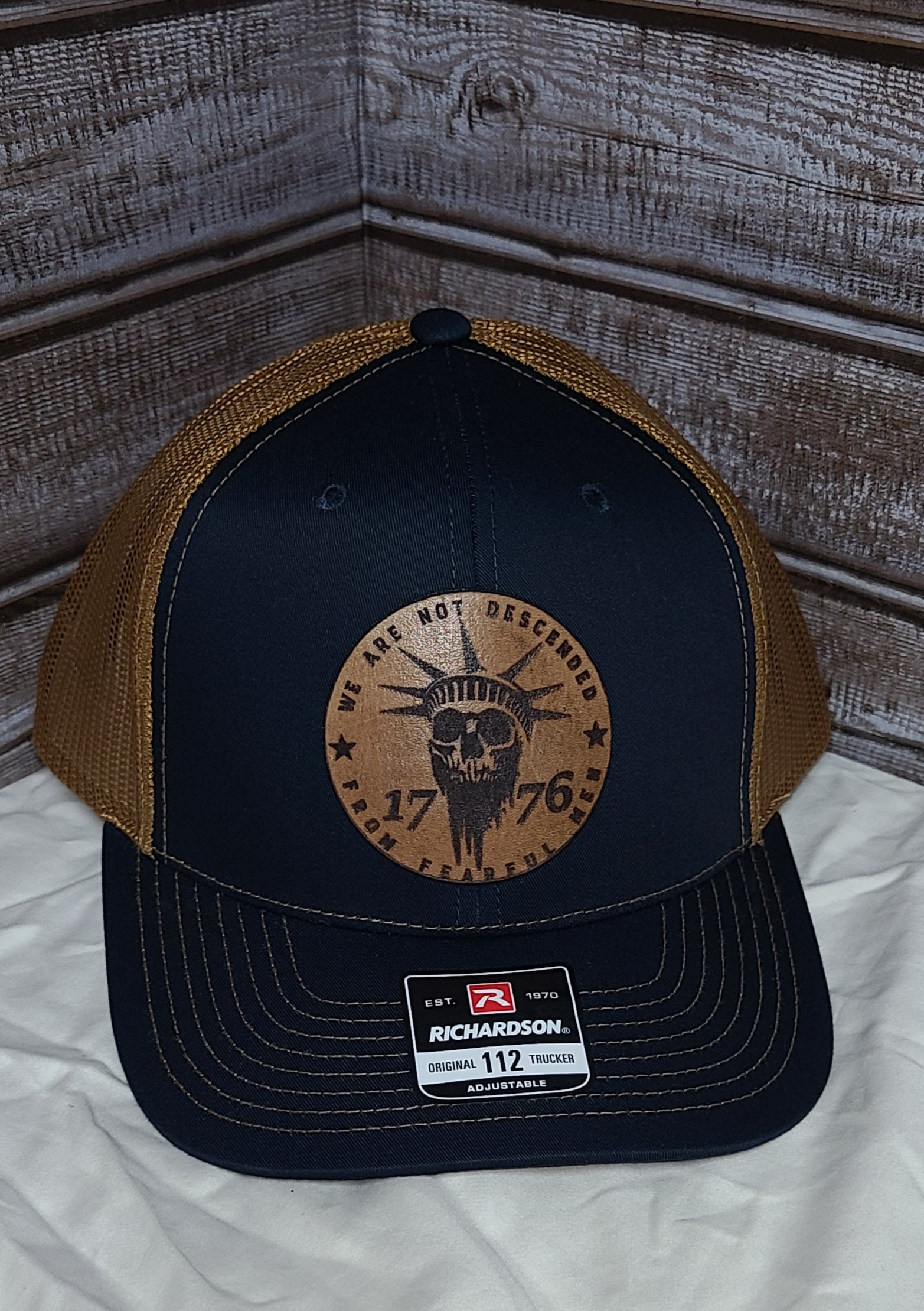 Liberty Skull Trucker Hat - Etsy
