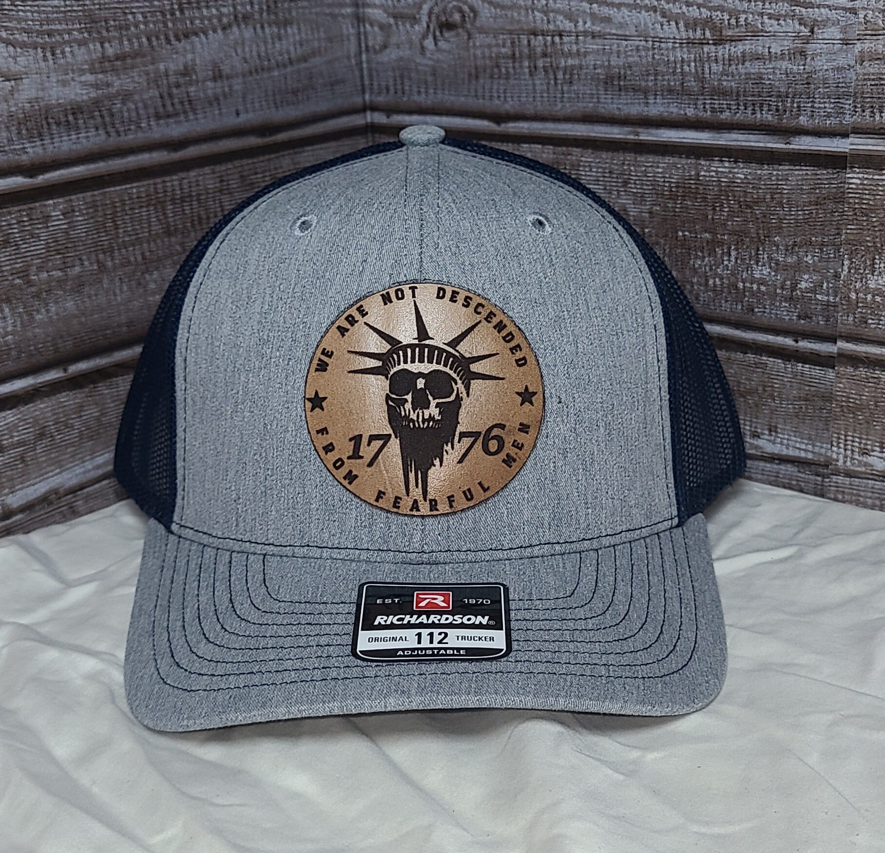 Liberty Skull Trucker Hat - Etsy