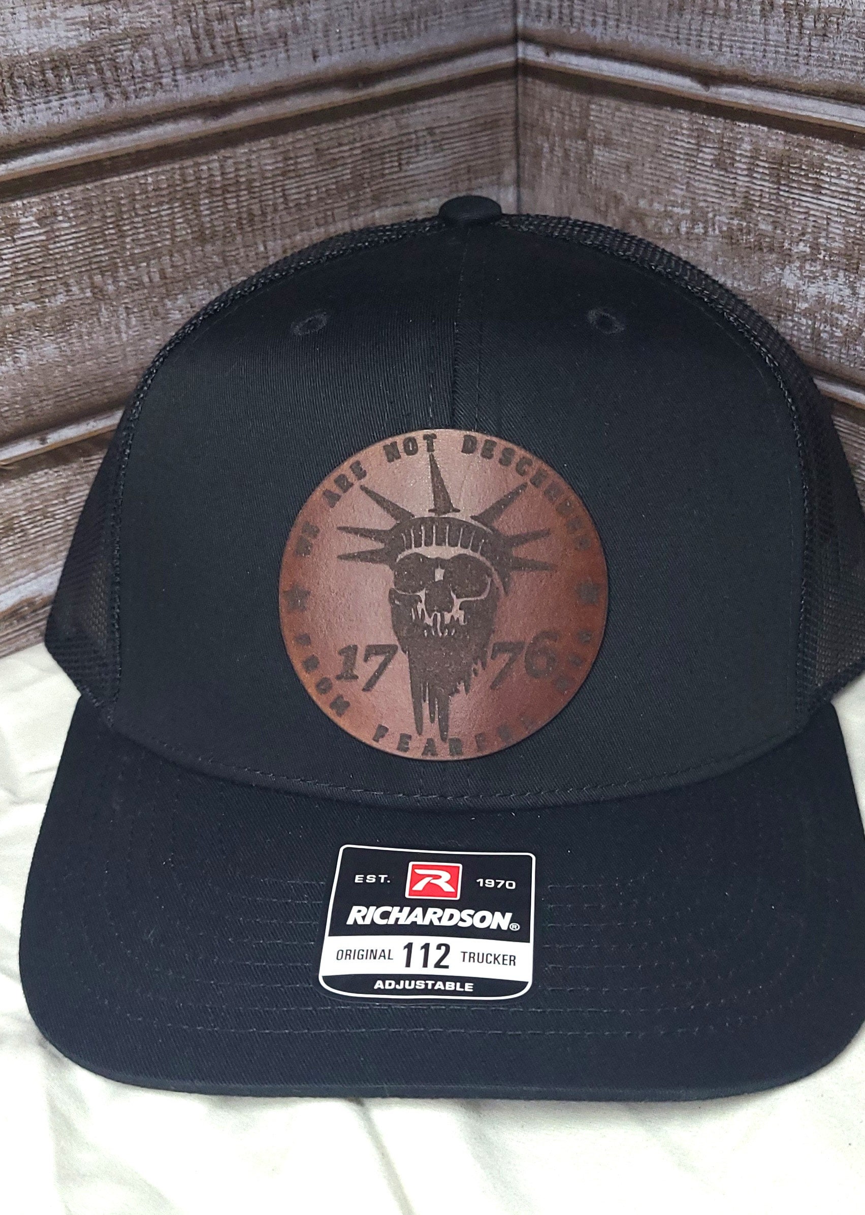 Liberty Skull Trucker Hat - Etsy