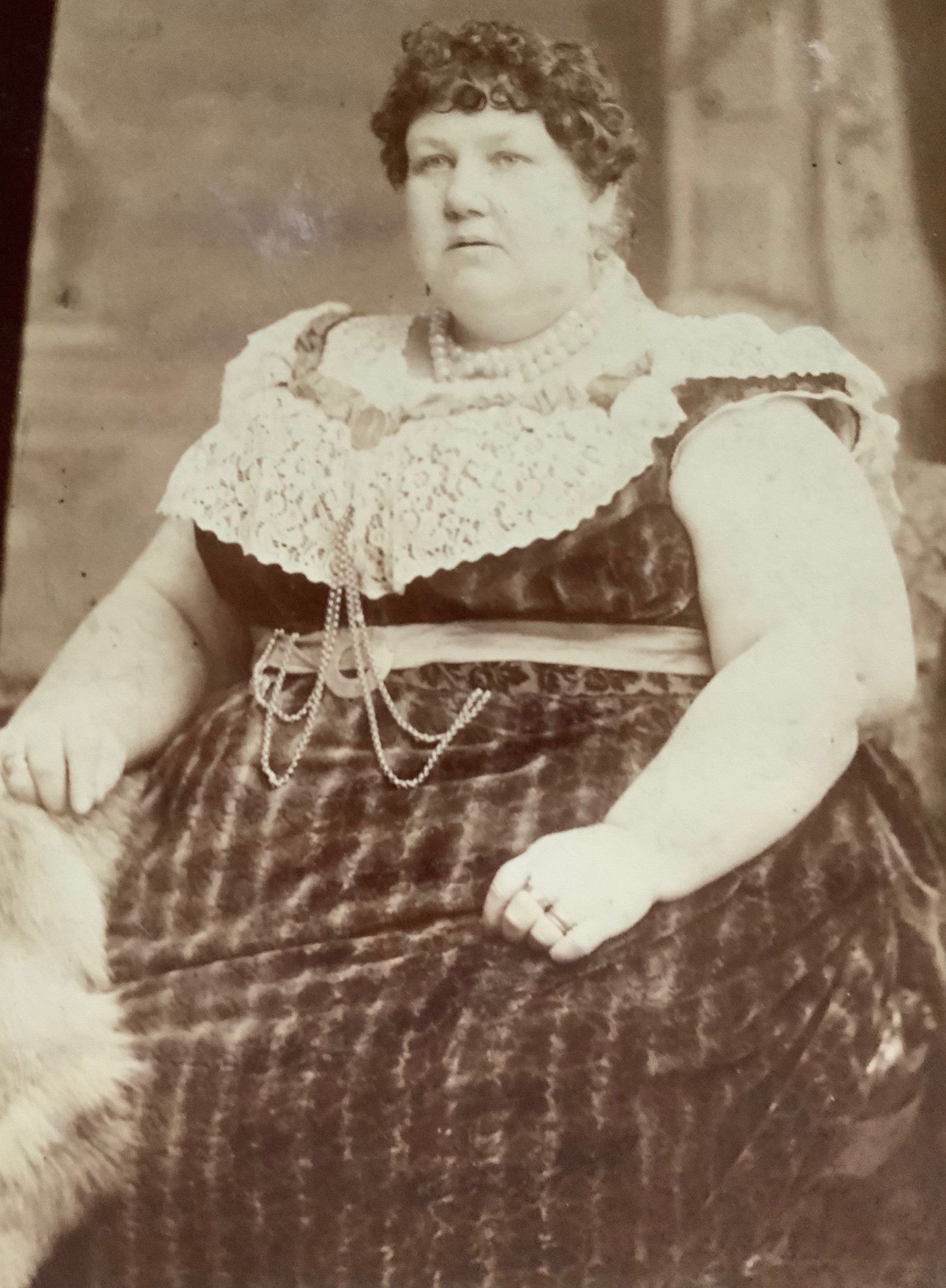 Rare Antique Victorian Fat Lady Cabinet Photo Social History - Etsy