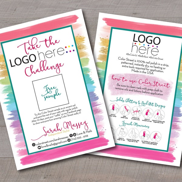 Color Street Banner - Etsy