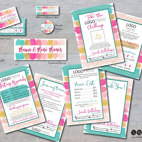 Color Street Banner - Etsy