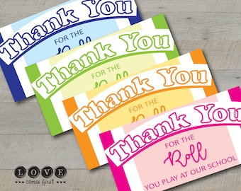 Tootsie Roll Thank You - Etsy