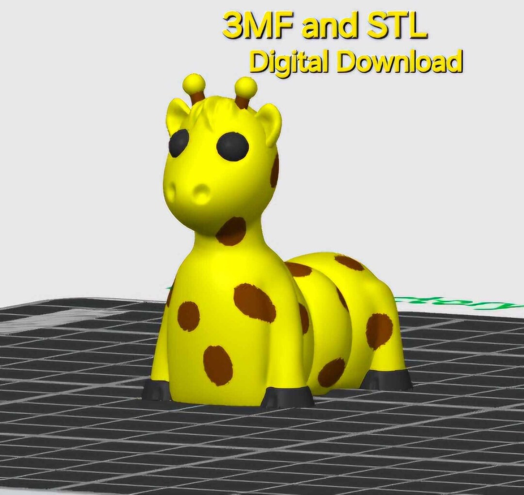 Flexi Giraffe .3mf / .STL File for 3D Printing - Etsy