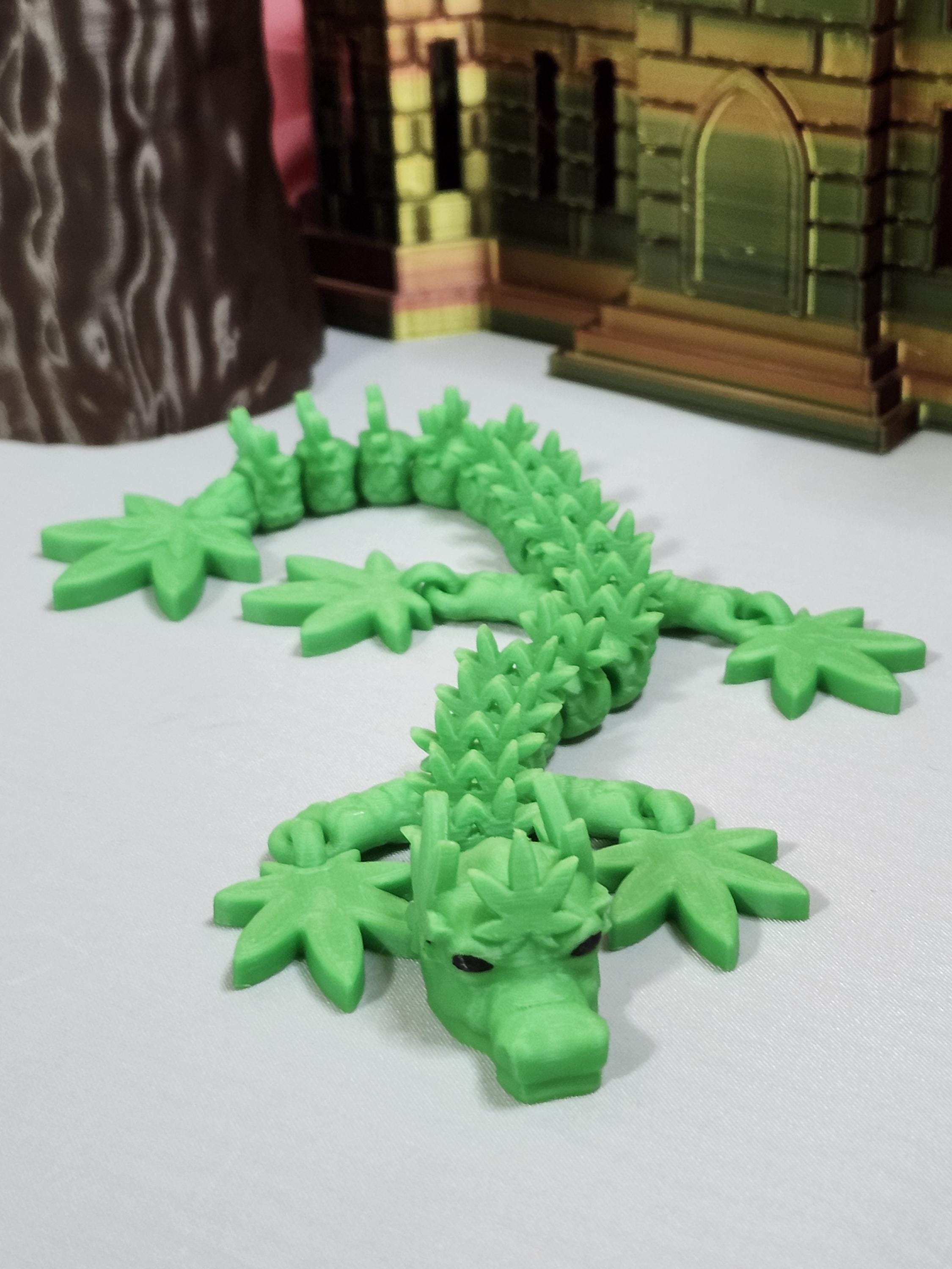 Articulated Weed Dragon .3mf / .STL File for 3D Printing - Etsy