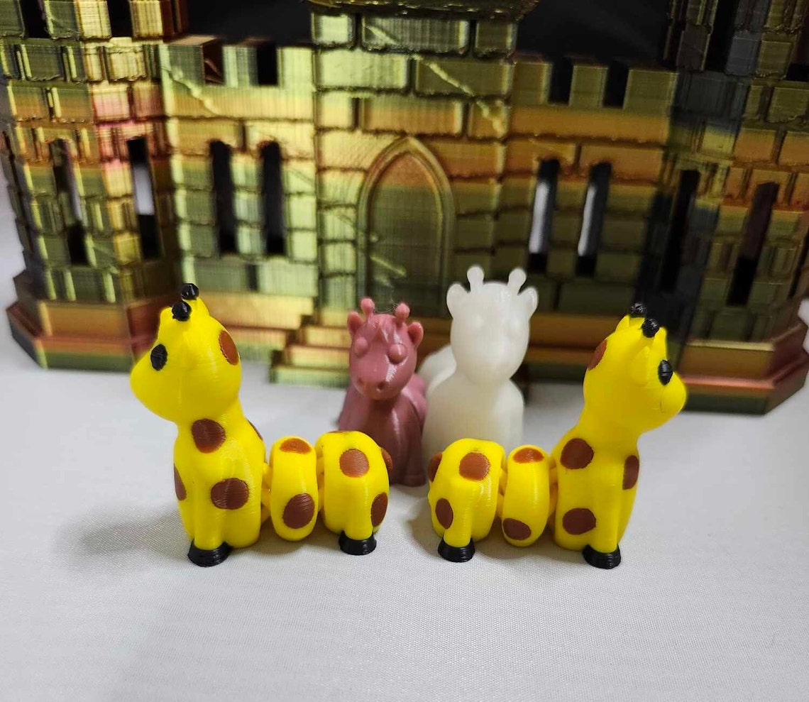 Flexi Giraffe .3mf / .STL File for 3D Printing - Etsy