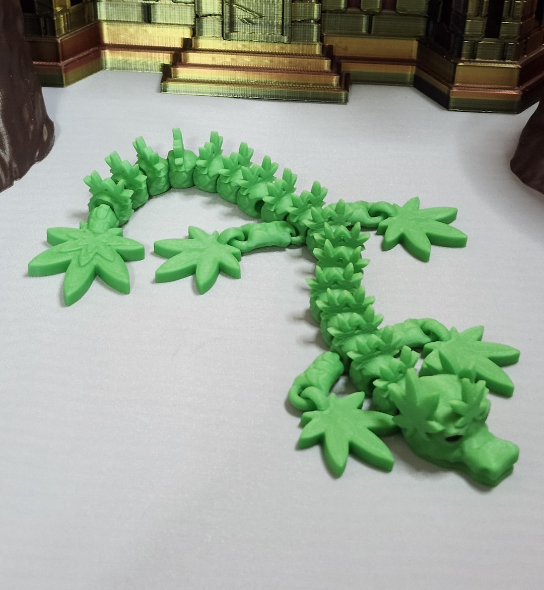 Articulated Weed Dragon .3mf / .STL File for 3D Printing - Etsy