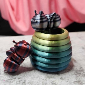 Flexi Bumble Bee .3mf / .STL File for 3D Printing - Etsy