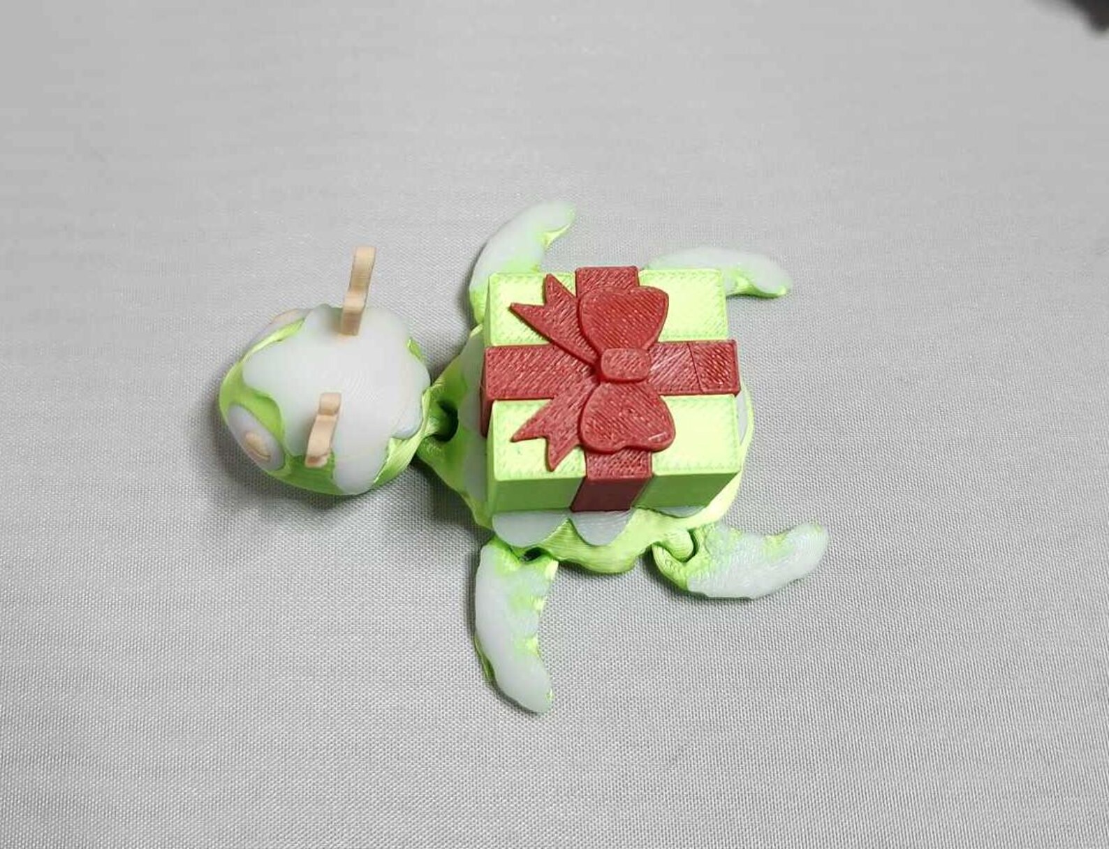 Flexi Christmas Present Turtle .3MF/.STL for 3D Printing - Etsy