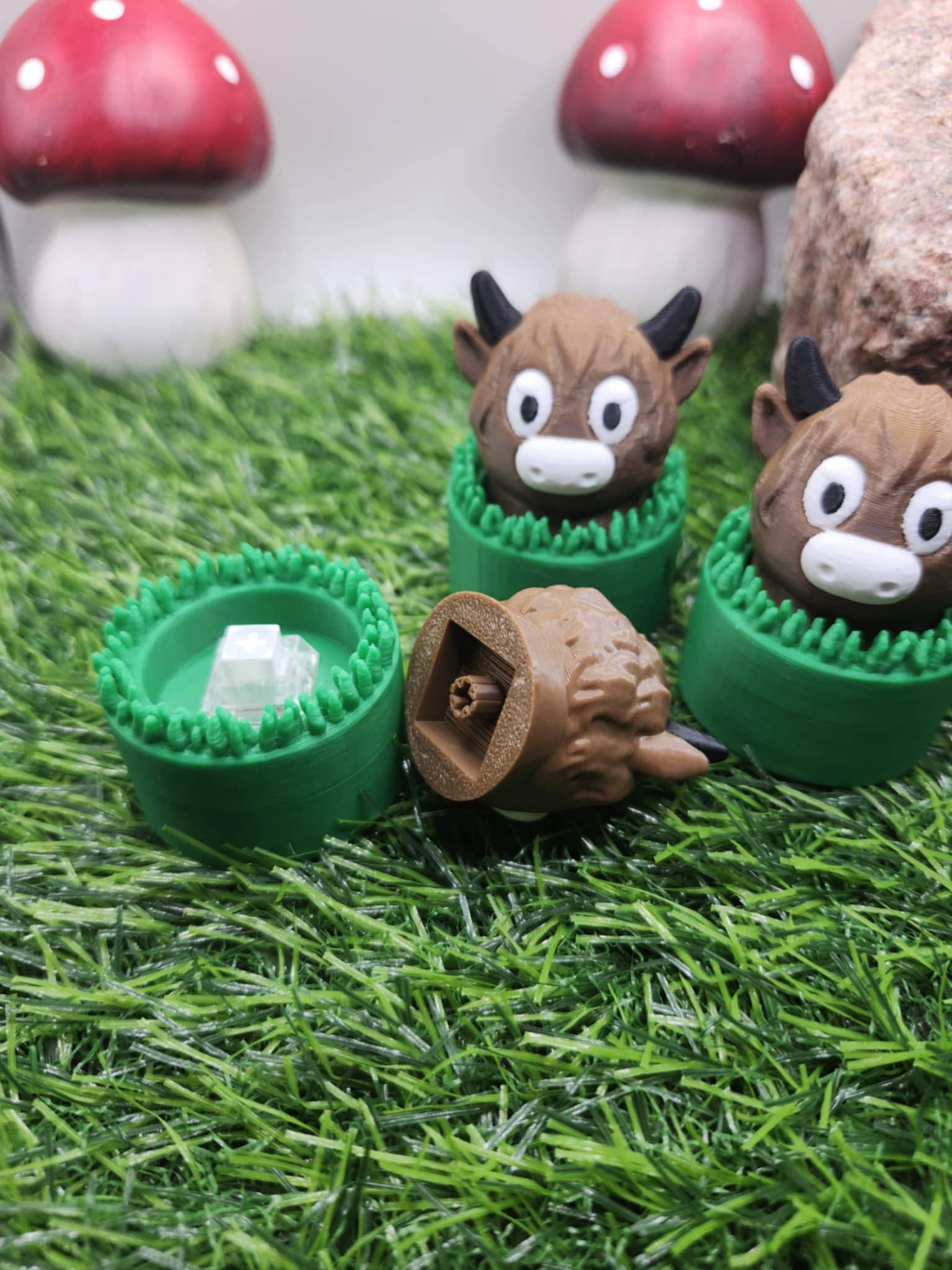 Highland Cow Clicker Fidget .3mf / .STL File for 3D Printing - Etsy