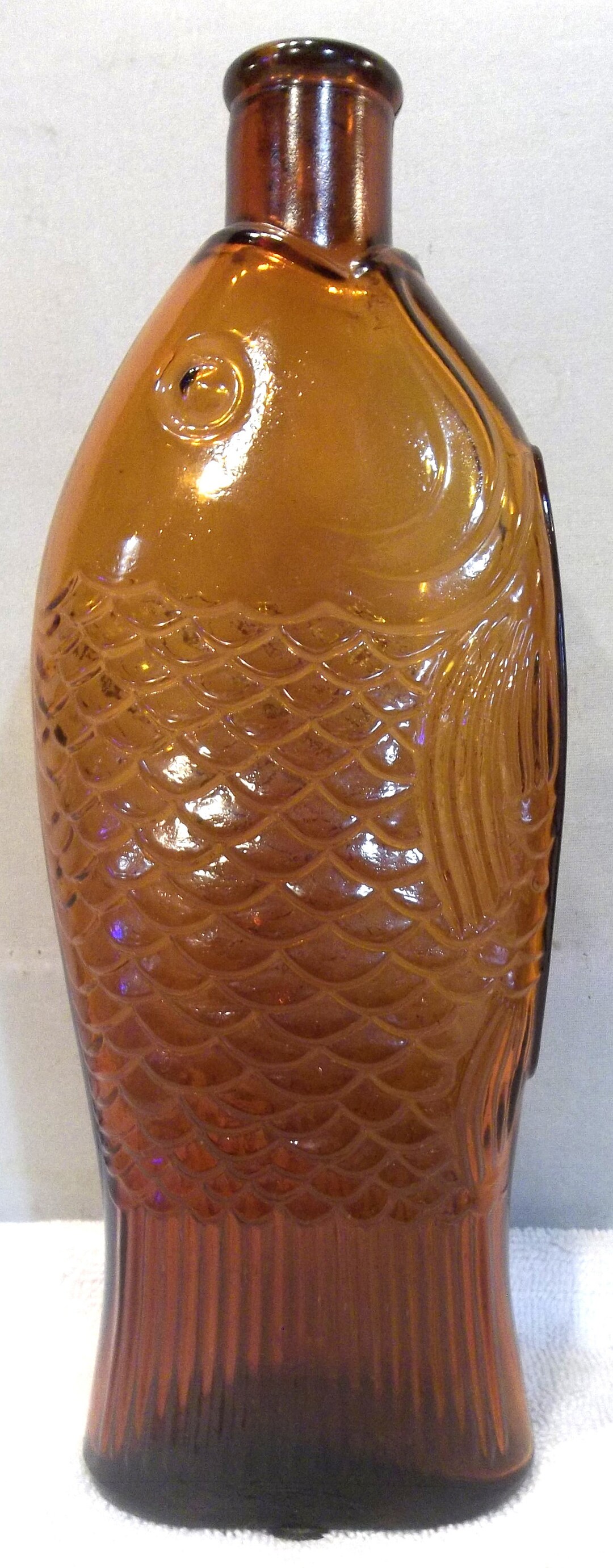 Antique Light/medium Amber Glass Cod Liver Oil Fish Bottle 1800's - Etsy