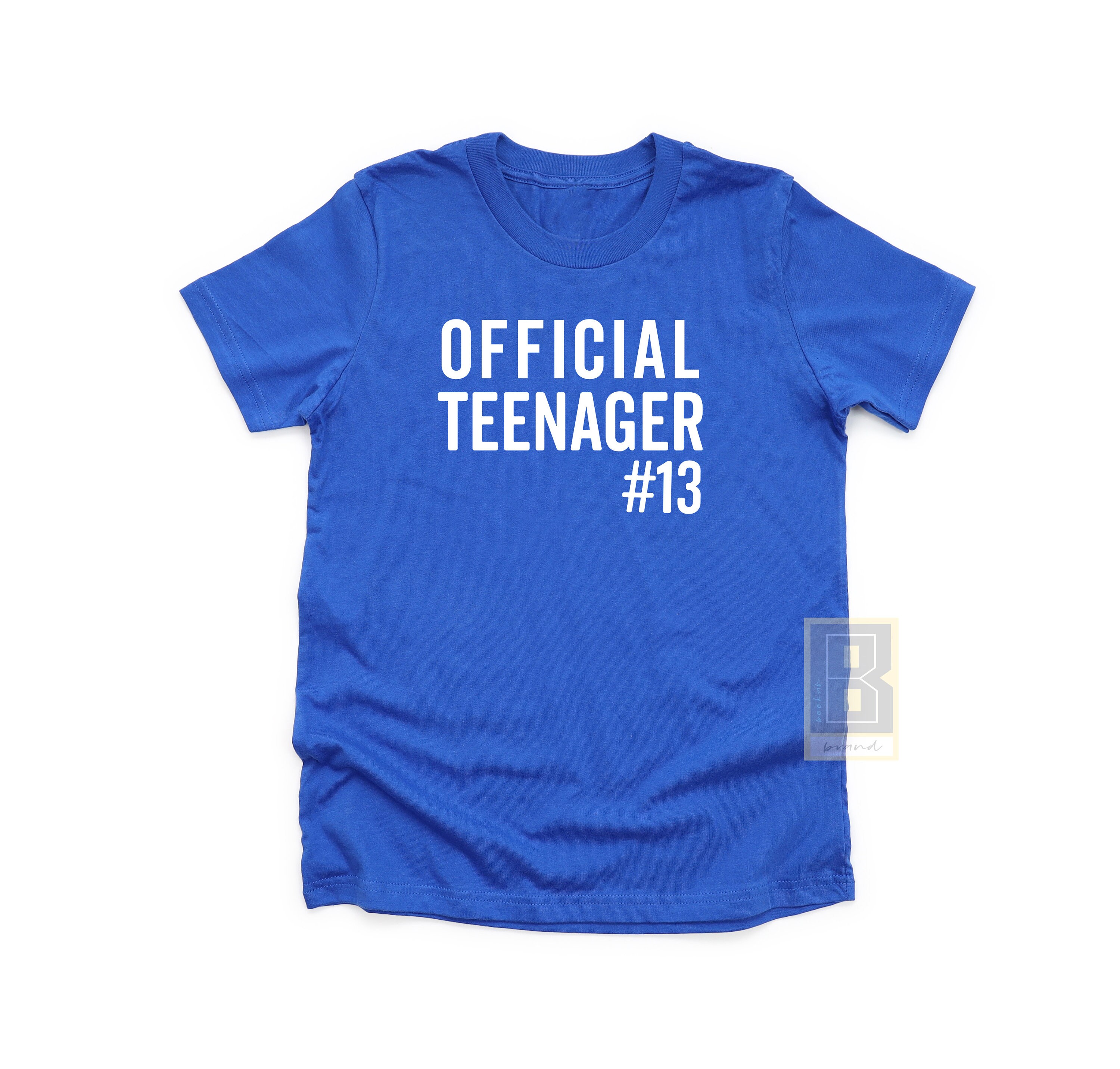 Official Teenager Shirt, 13th Birthday Gift, Personalized Name T-shirt ...