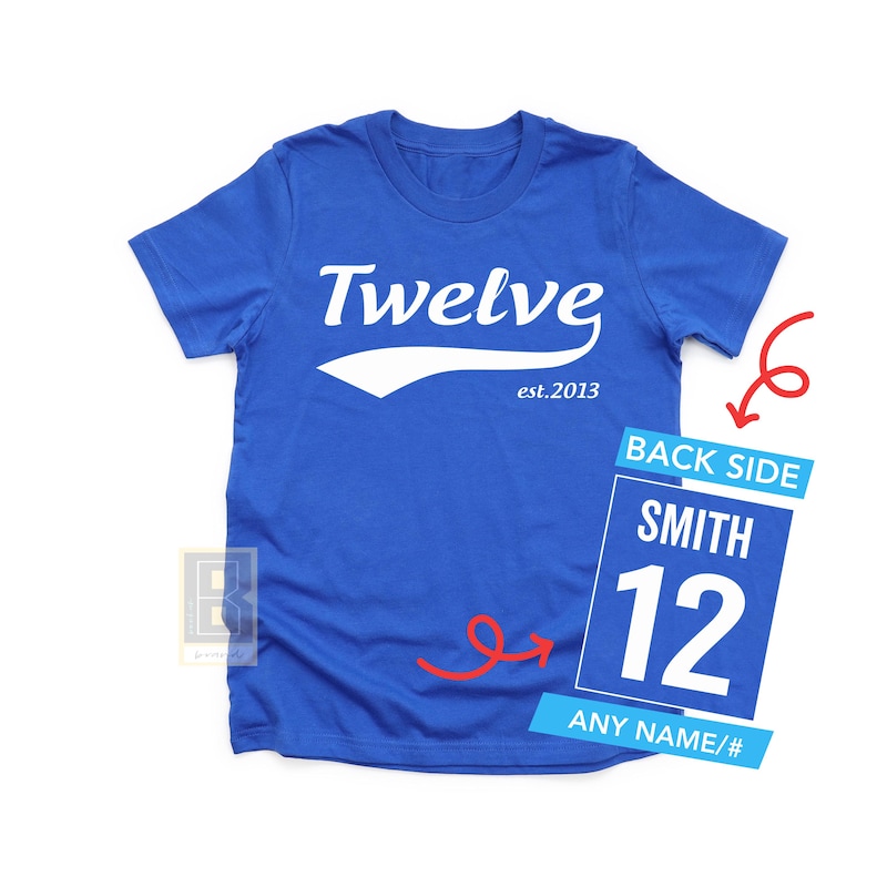 12th Birthday Shirt - Etsy