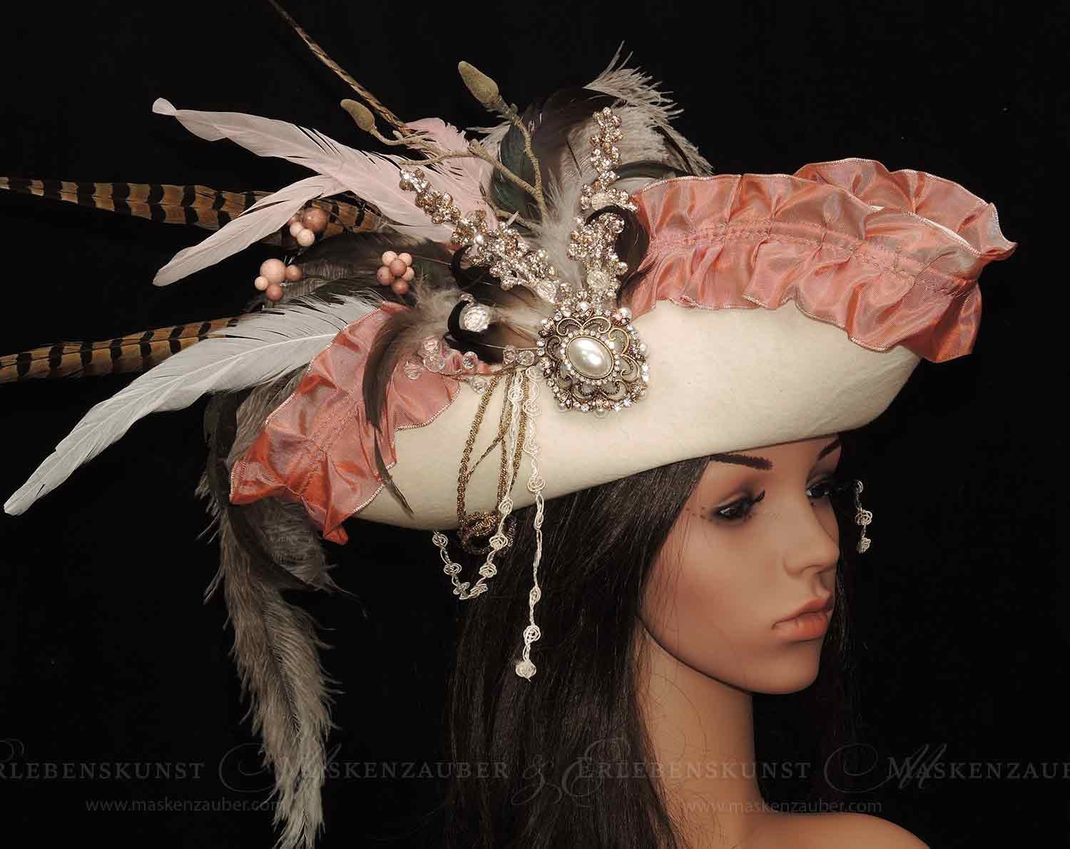 Historical hat/Baroque-Rococo/bridal | Etsy