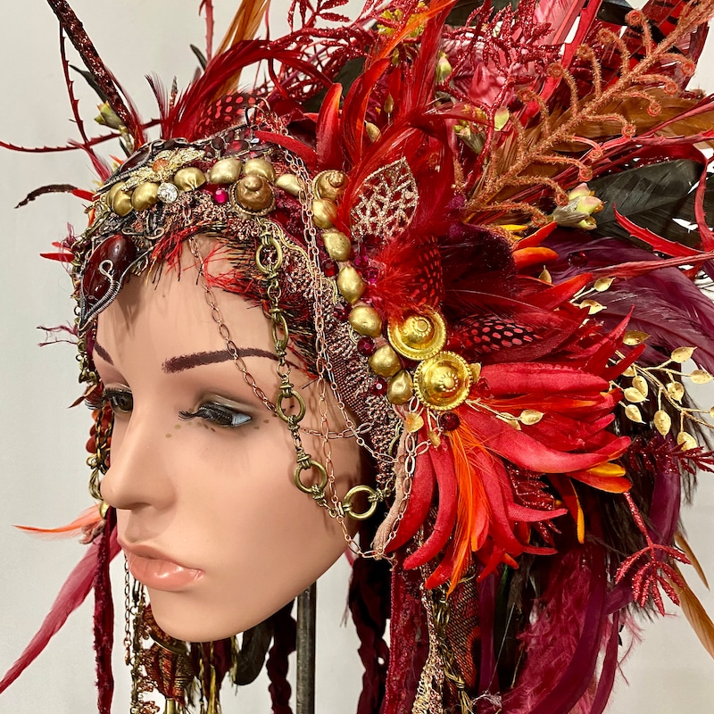 Flower Headdress - Etsy