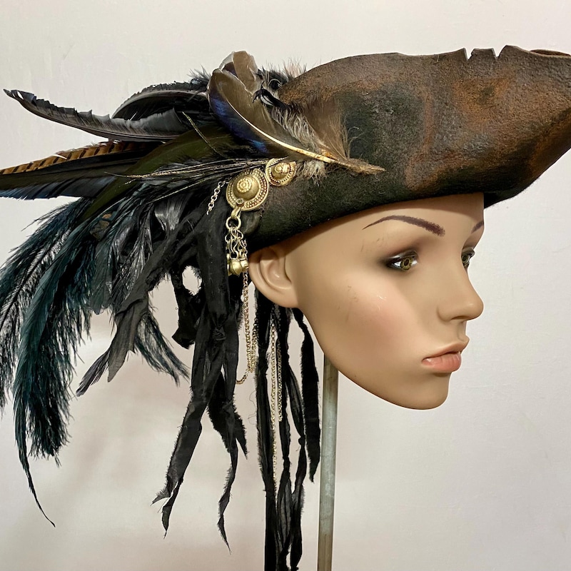 Tricorn Pirate Hat - Etsy
