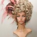 Rococo Wig // Marie Antoinette Wig // Historical Wig With Feather ...