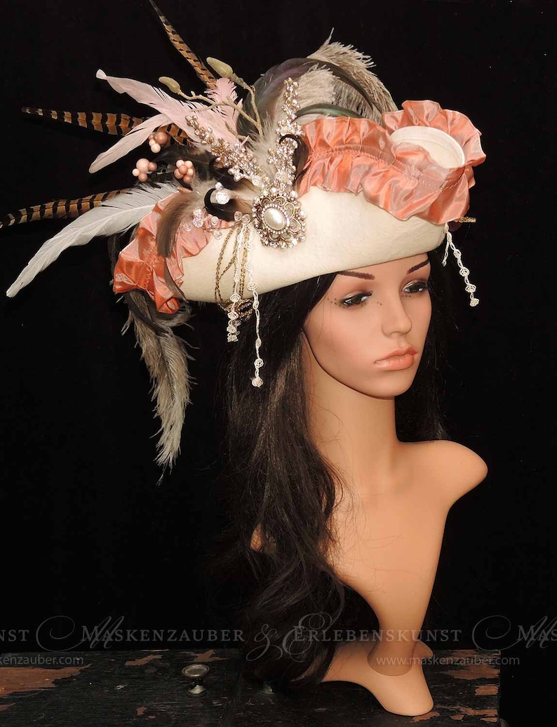 Historical Hat / Baroque Rococo / Bridal Jewelery / Wedding | Etsy