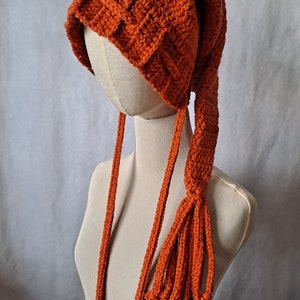 Crochet Long Hat With Tassels in Your Choice of Color - Etsy