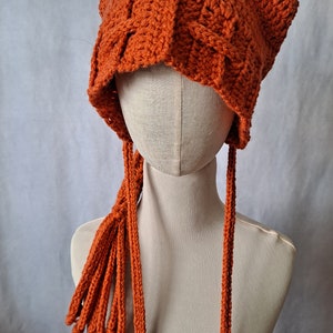 Crochet Long Hat With Tassels in Your Choice of Color - Etsy
