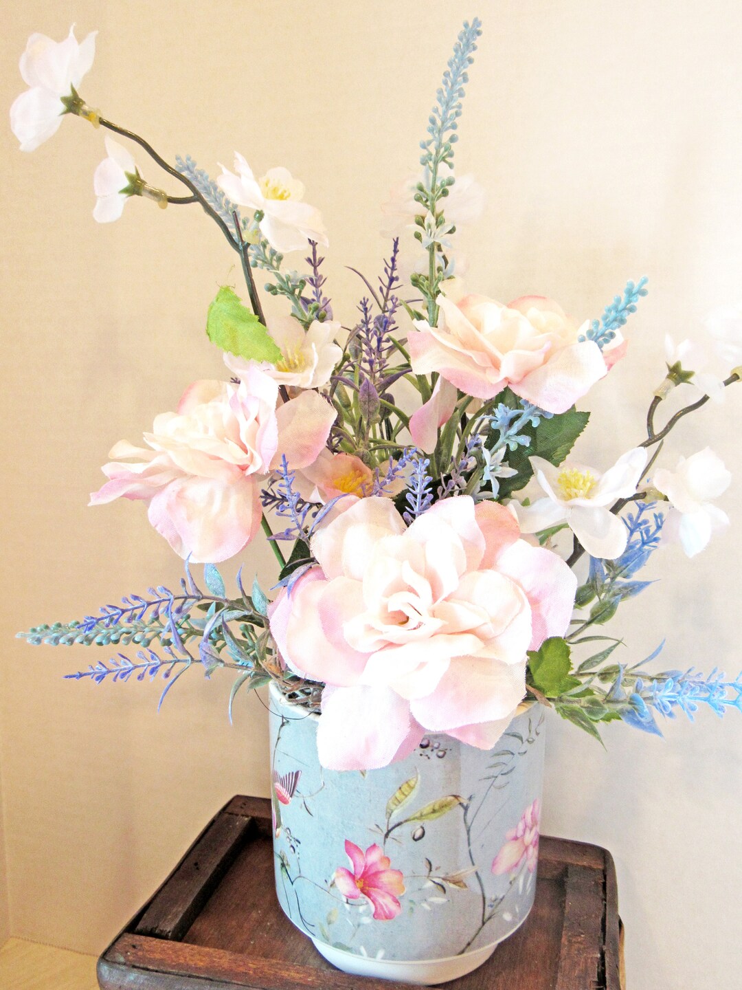 Ceramic Vase-floral Arrangement-flowers-spring Flowers-gift for Her ...