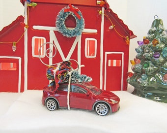 Hotwheels Tesla Model Y Christmas Ornament - Etsy